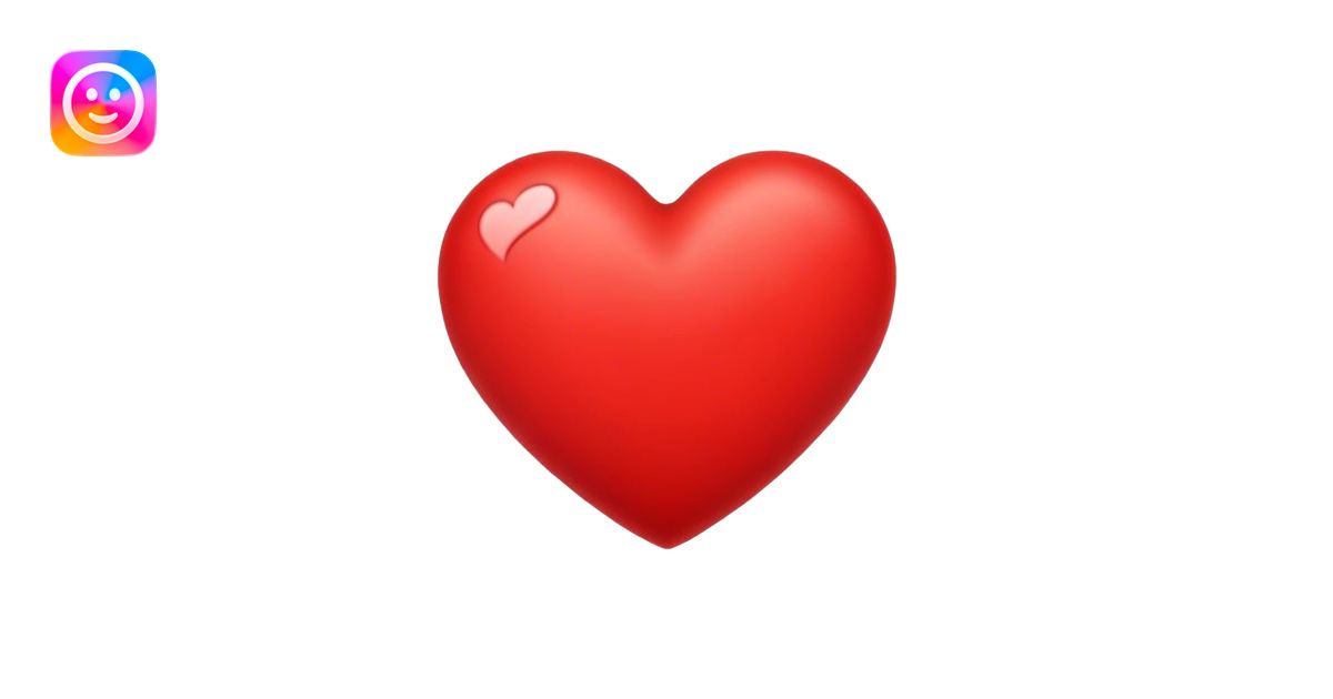 Srdce emoji | AI Emoji Generator