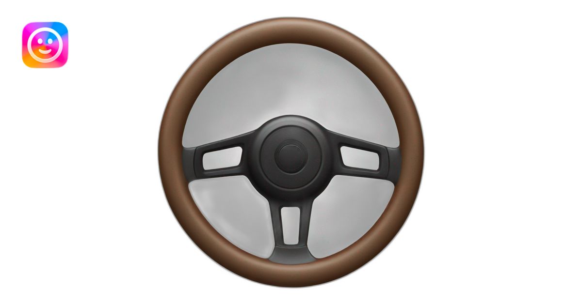 steering wheel emoji | AI Emoji Generator
