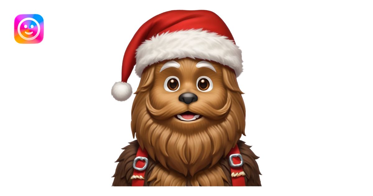 chewbacca santa emoji | AI Emoji Generator