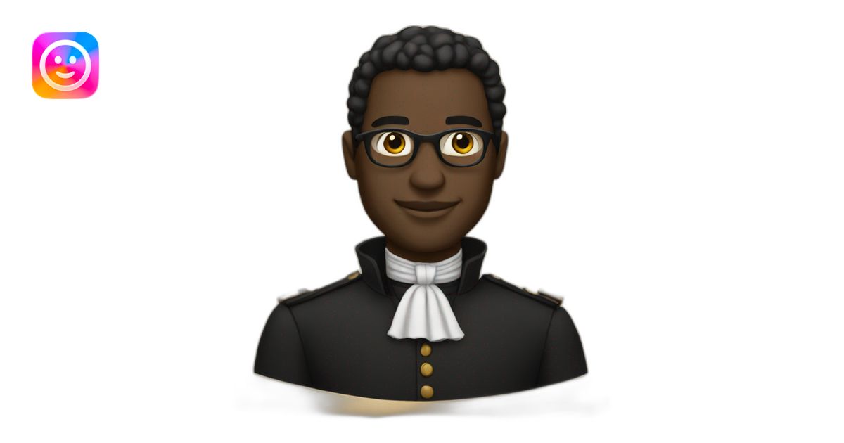 Black man holding the constitution emoji | AI Emoji Generator