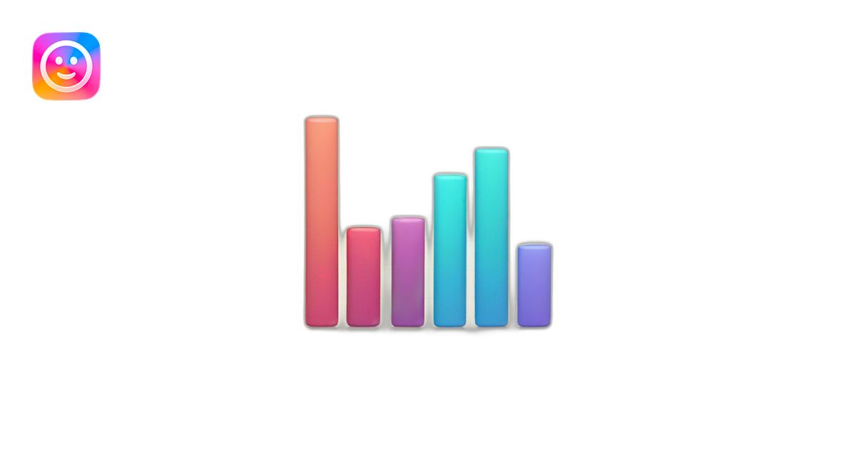 bar graph emoji | AI Emoji Generator