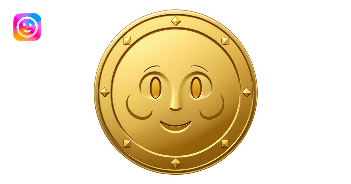 gold coin emoji | AI Emoji Generator