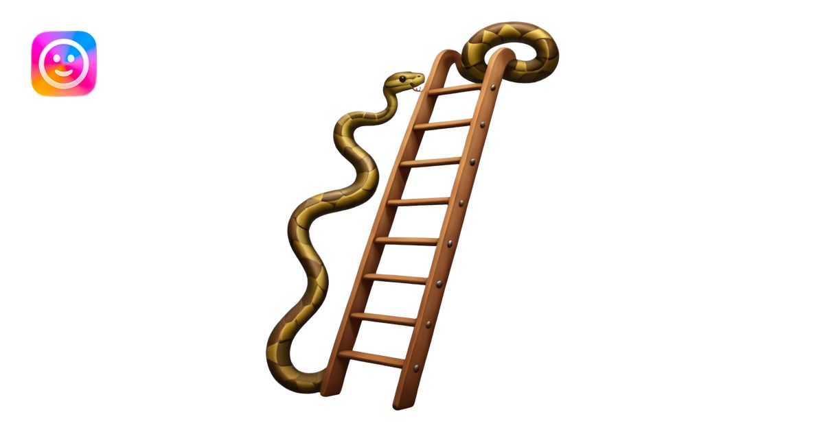 snake on a ladder emoji | AI Emoji Generator