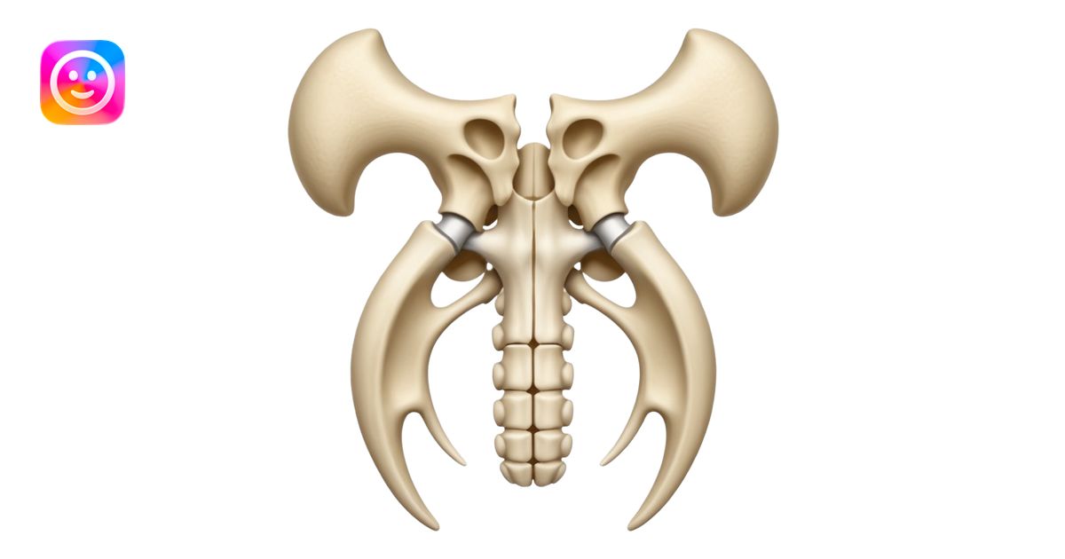 Ayudame a crear un emoji de pelvis emoji | AI Emoji Generator