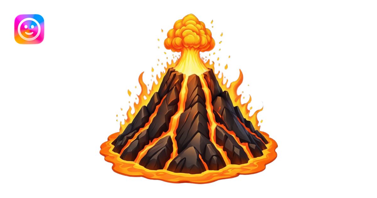 volcano emoji emoji | AI Emoji Generator