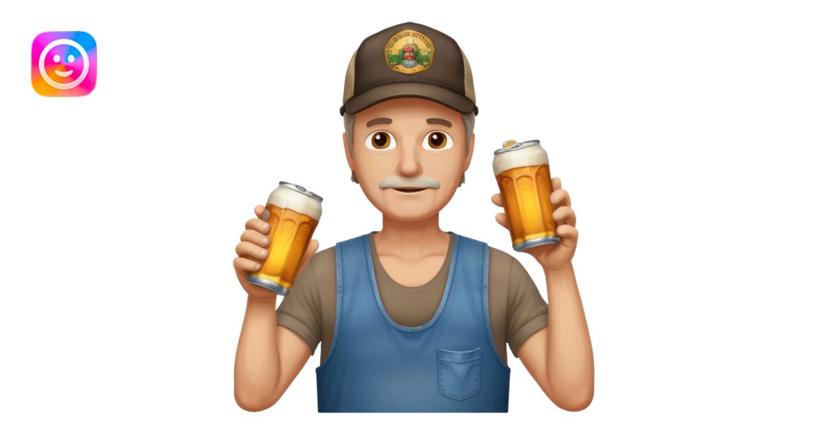 Create the most redneck American emoji ever emoji | AI Emoji Generator