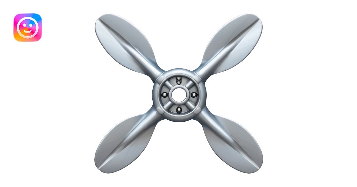 4 blade B-series marine propeller, make it rounder and the bone is not ...