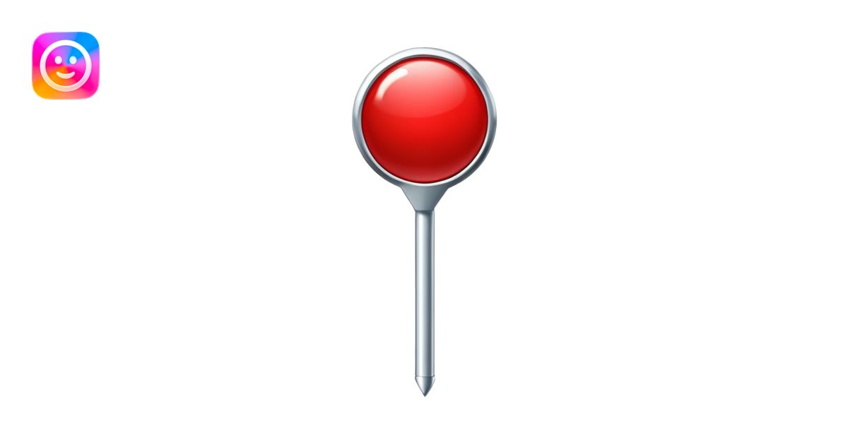 classic location pin emoji | AI Emoji Generator