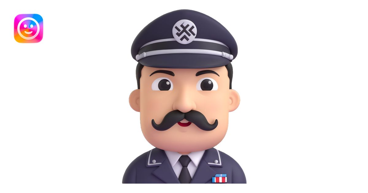 Cute Hitler emoji | AI Emoji Generator