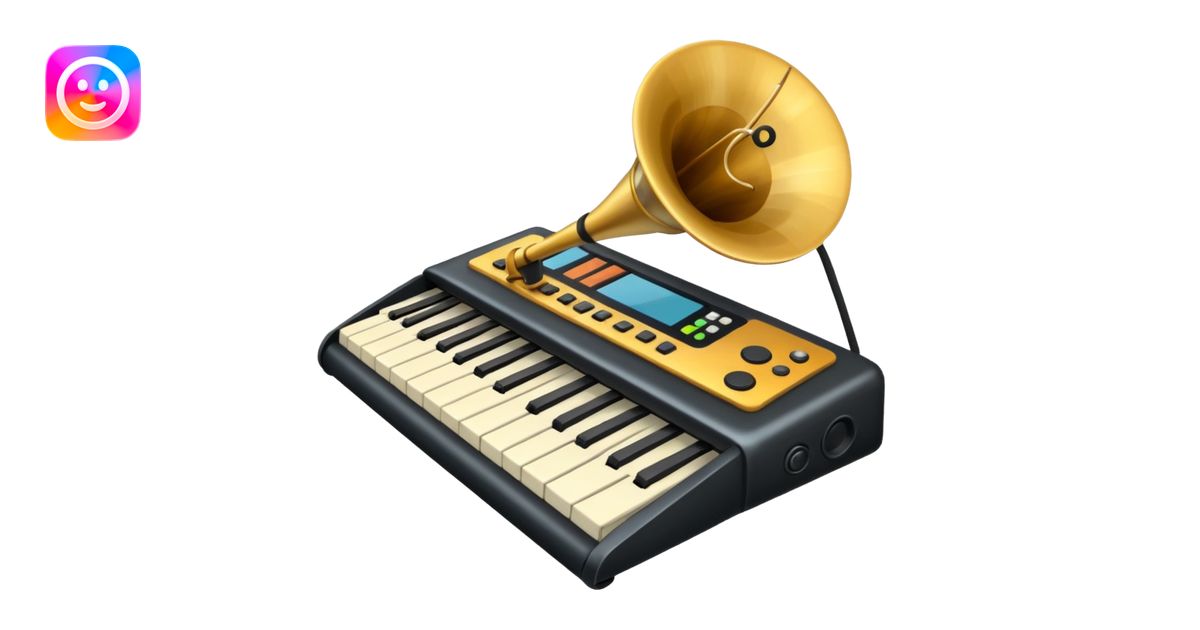 electronic music instrument emoji | AI Emoji Generator