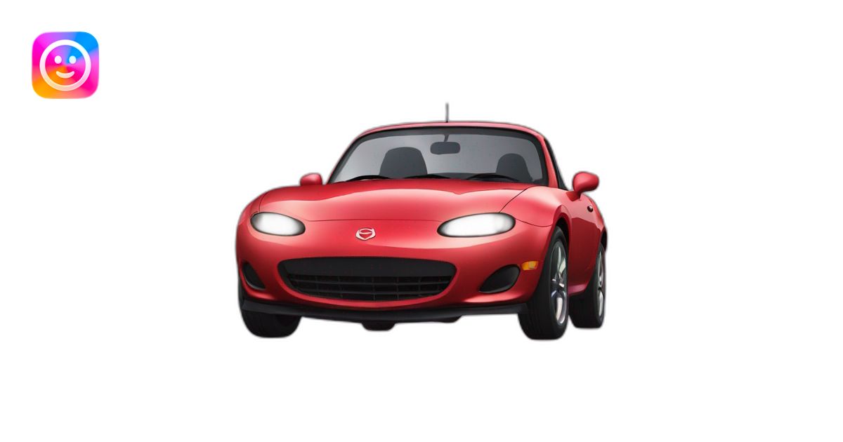 mazda miata na cute popup headlights emoji | AI Emoji Generator