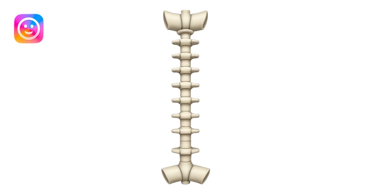 spine, just spinal column emoji | AI Emoji Generator