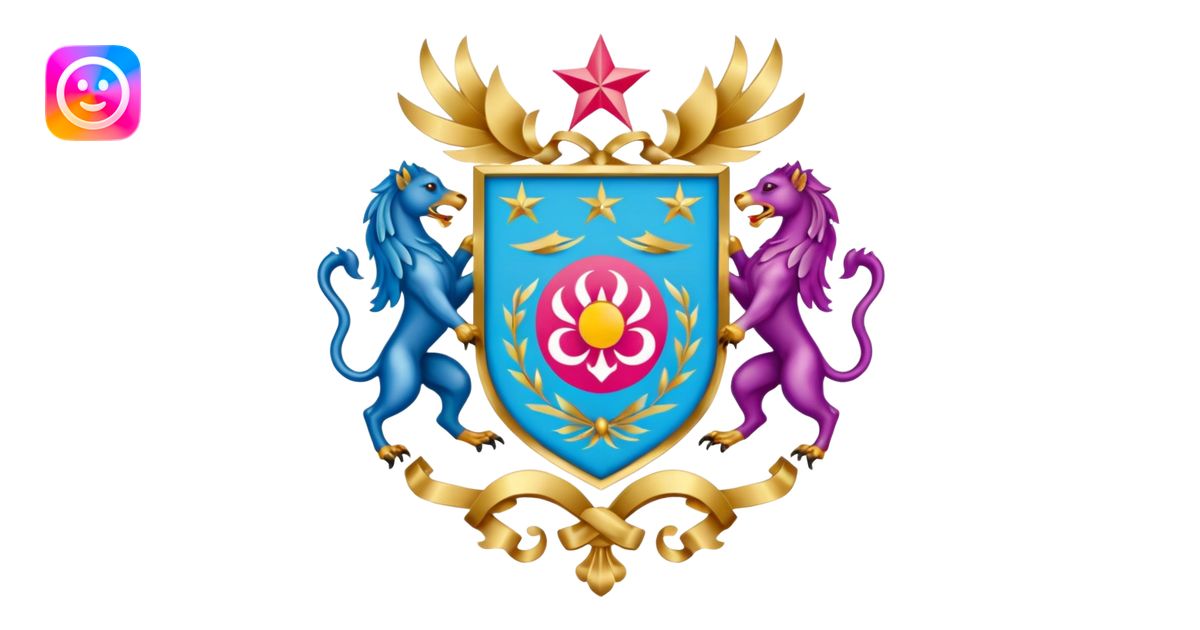 Azərbaycan Gerbi offical emoji | AI Emoji Generator