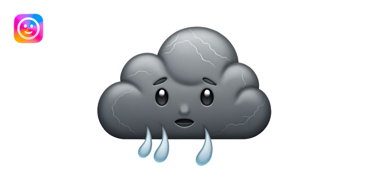 stormy cloud emoji | AI Emoji Generator