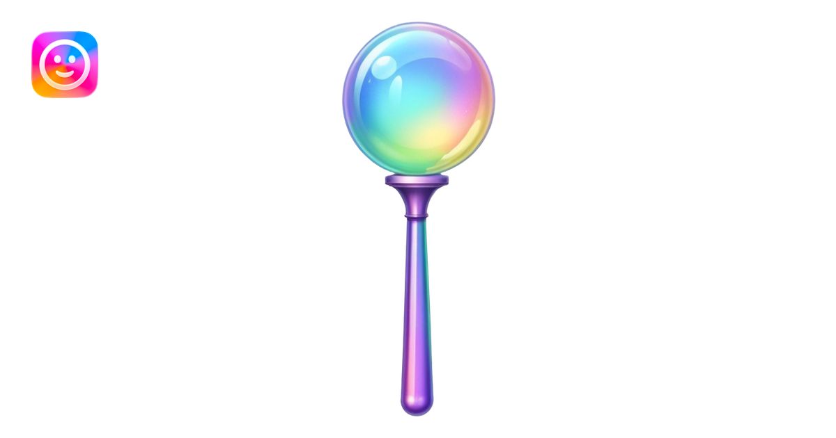 bubble scepter emoji | AI Emoji Generator