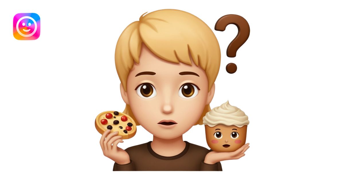Draw an emoji where a person thinks with a question mark in front of ...