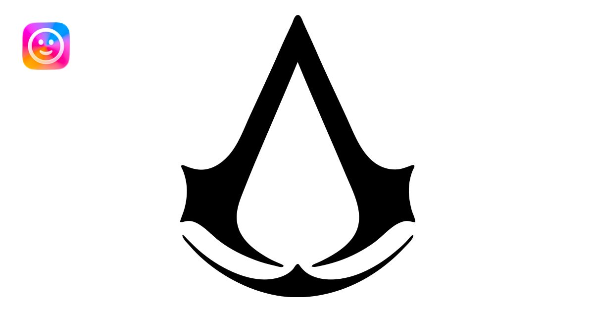 solid filled Assassin’s Creed icon icon | AI Emoji Generator