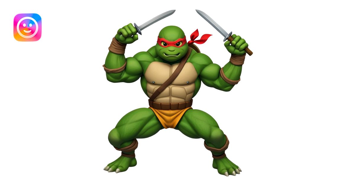 Teenage Mutant Ninja Turtles emoji | AI Emoji Generator