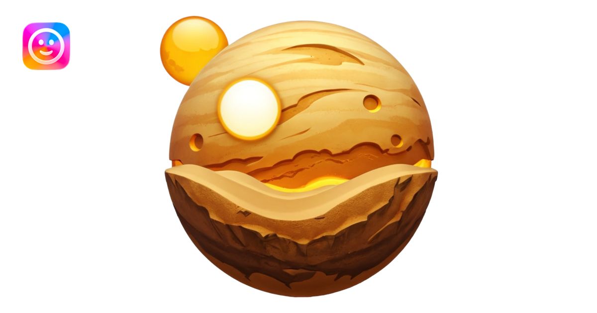 dune planet sphere emoji | AI Emoji Generator
