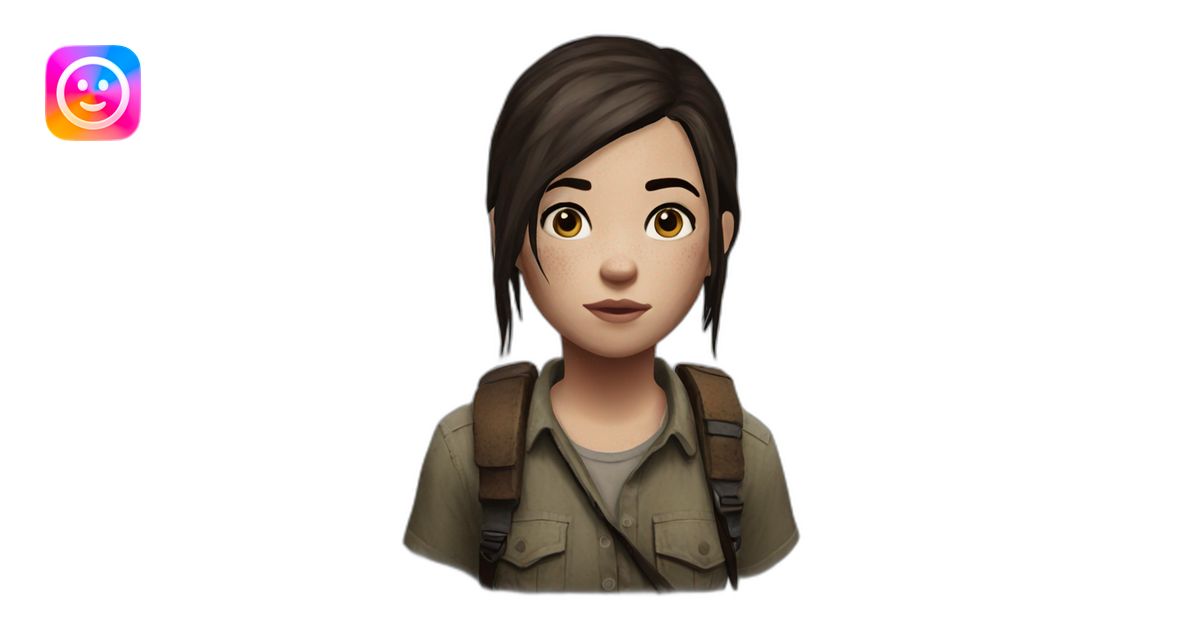 Ellie the last of us emoji | AI Emoji Generator