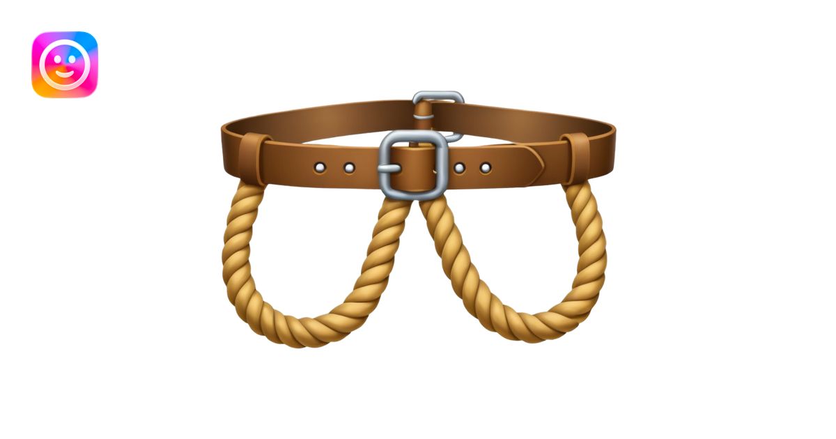rope belt emoji | AI Emoji Generator