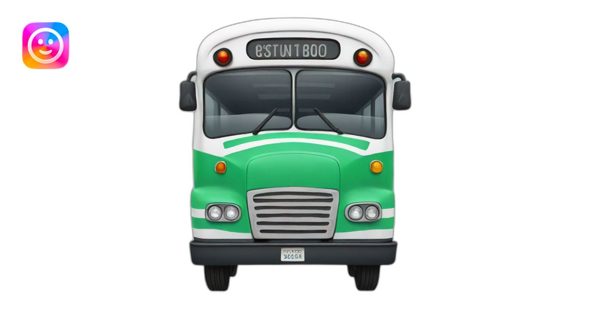 bus emoji | AI Emoji Generator
