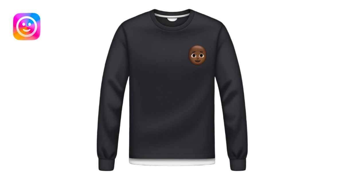 black long sleeve shirt emoji | AI Emoji Generator