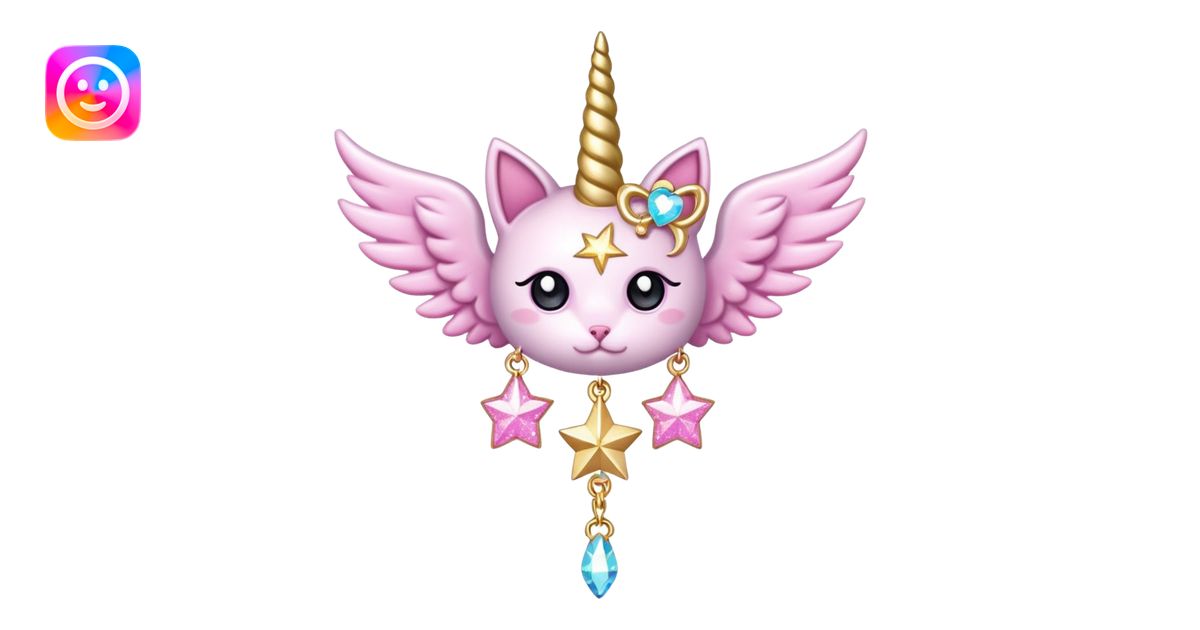 Kawaii decora cutecore starlight staff with wings and cute unicorn cat ...