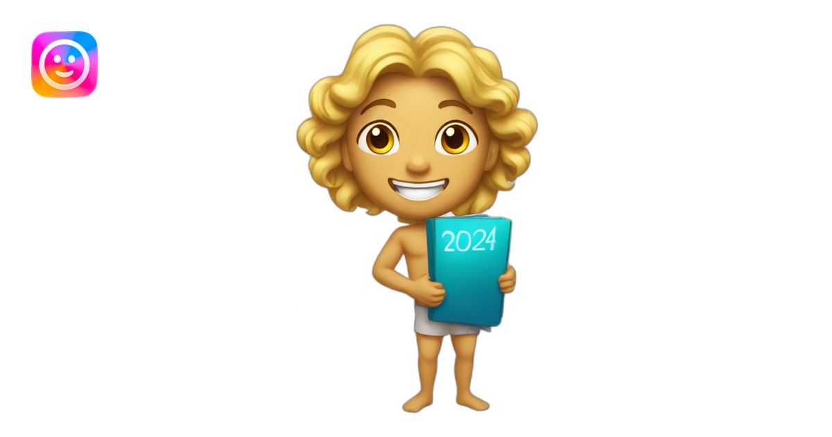 Happy New year 2024 emoji | AI Emoji Generator