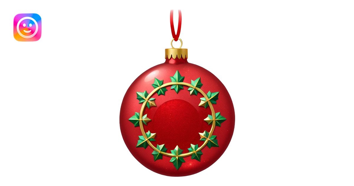 christmas ornament O' Well Noel emoji | AI Emoji Generator