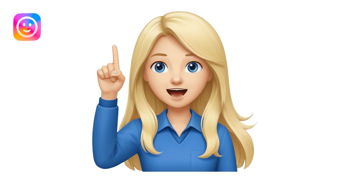 blue eyes blonde girl yelling into megaphone with right hand smiling ...