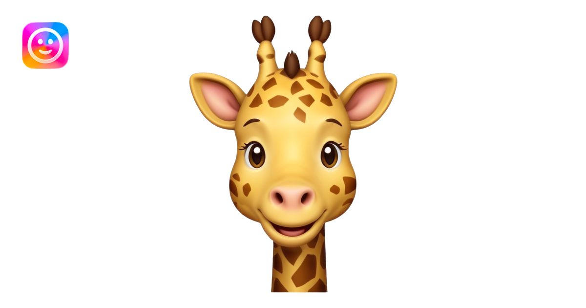 create a emoji of a stoned giraffe emoji | AI Emoji Generator