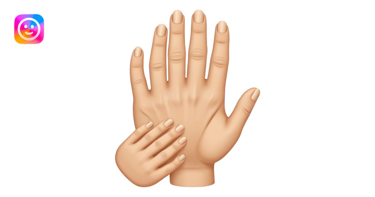 A hand with the ring finger folded inwards emoji | AI Emoji Generator