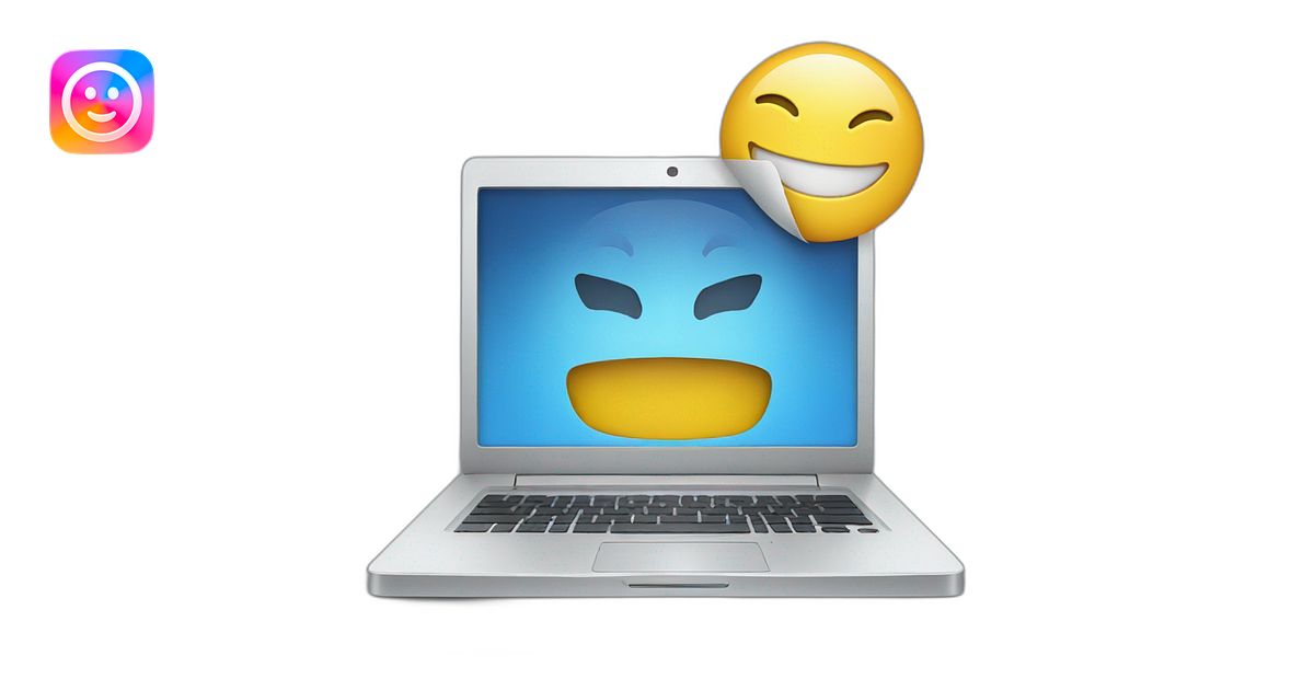 laptop with dev code emoji | AI Emoji Generator