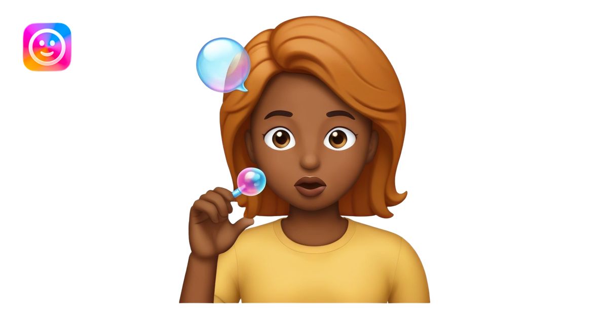 blowing a bubble emoji emoji | AI Emoji Generator