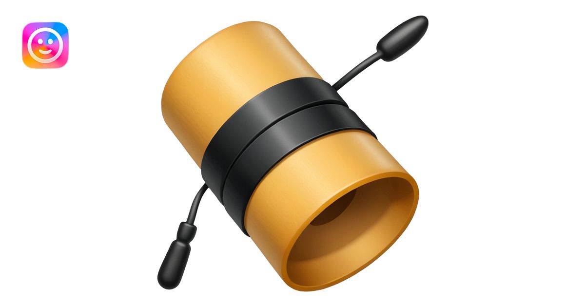 Pergamino, cerrado con un sello de cera negro emoji | AI Emoji Generator