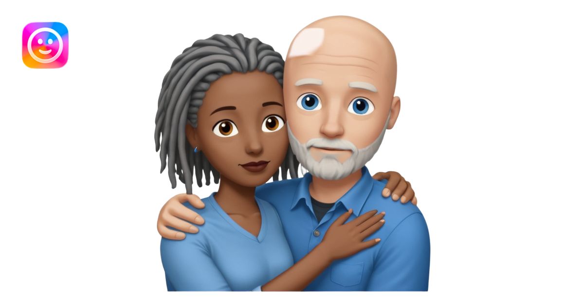 Tall bald white man with a short white beard and blue eyes in a ...