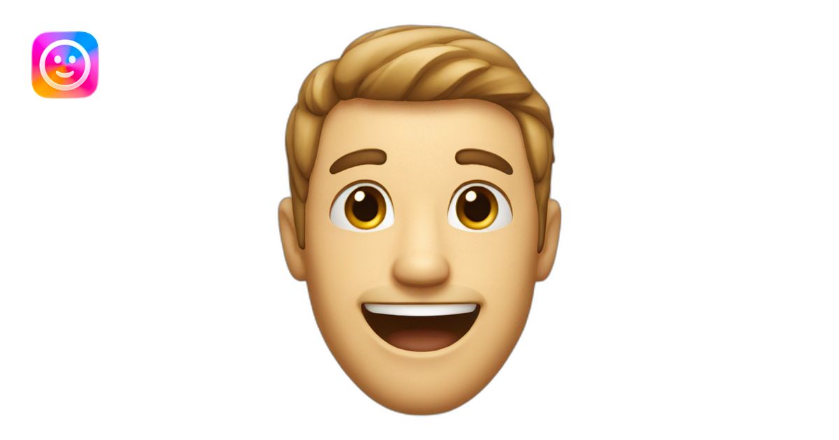 HAPPY GUY emoji | AI Emoji Generator
