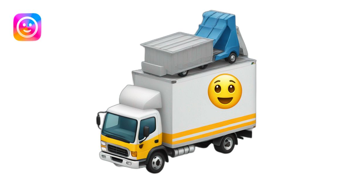 large moving truck emoji | AI Emoji Generator