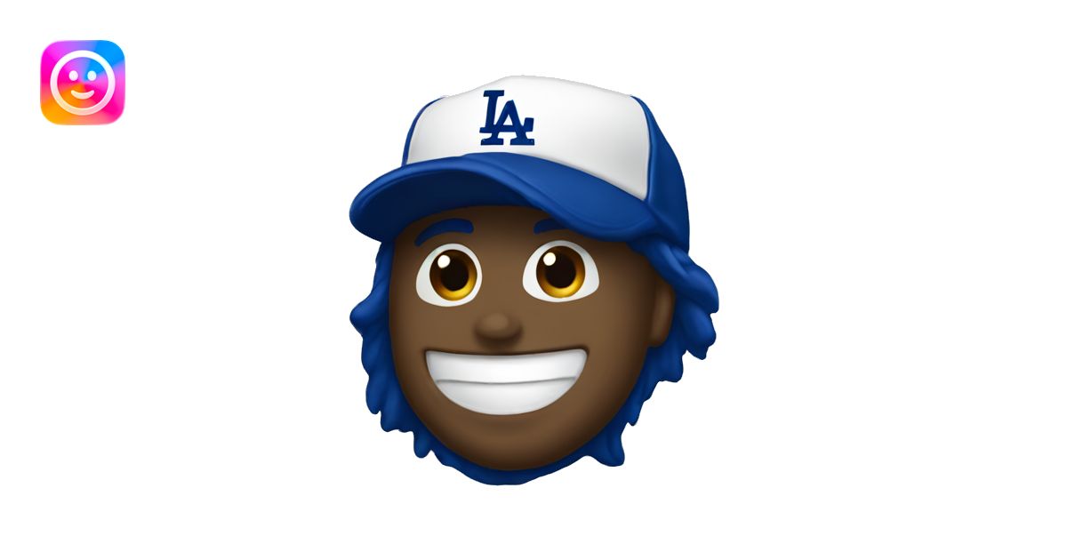 La dodgers cap emoji | AI Emoji Generator