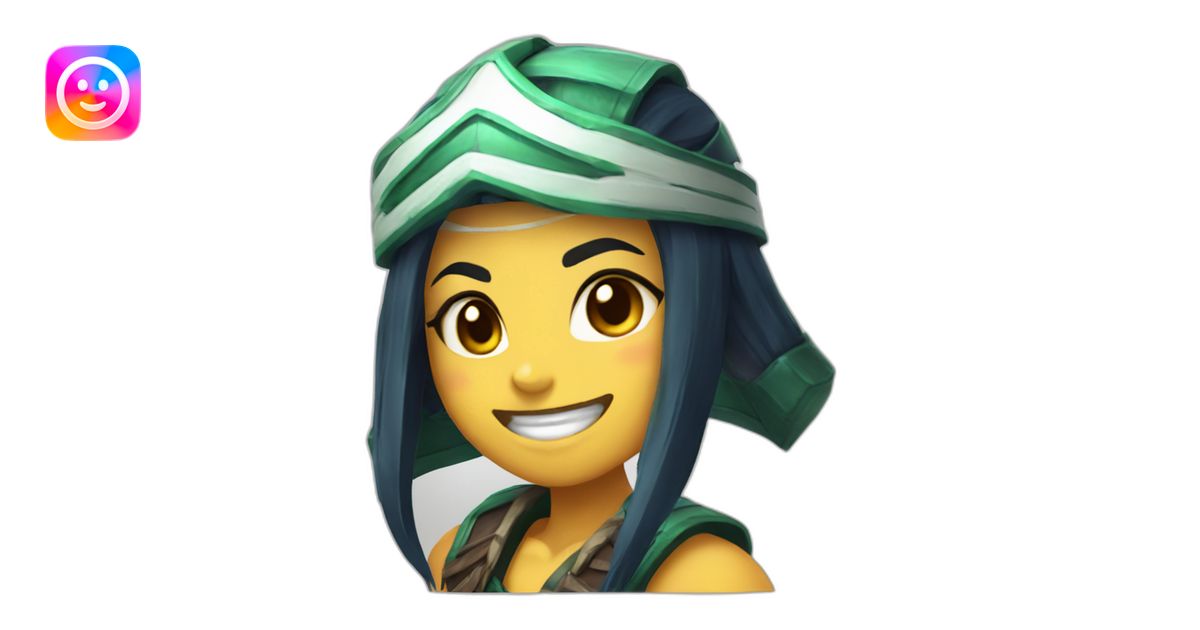 Akali league of legends emoji | AI Emoji Generator