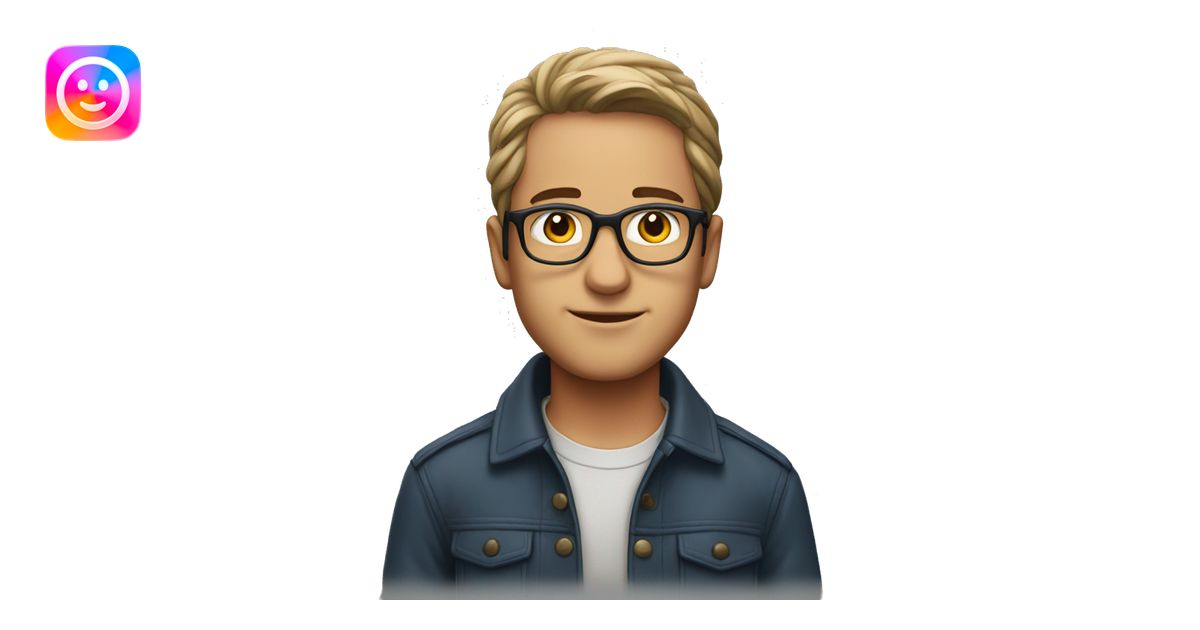 Samuel with glasess emoji | AI Emoji Generator