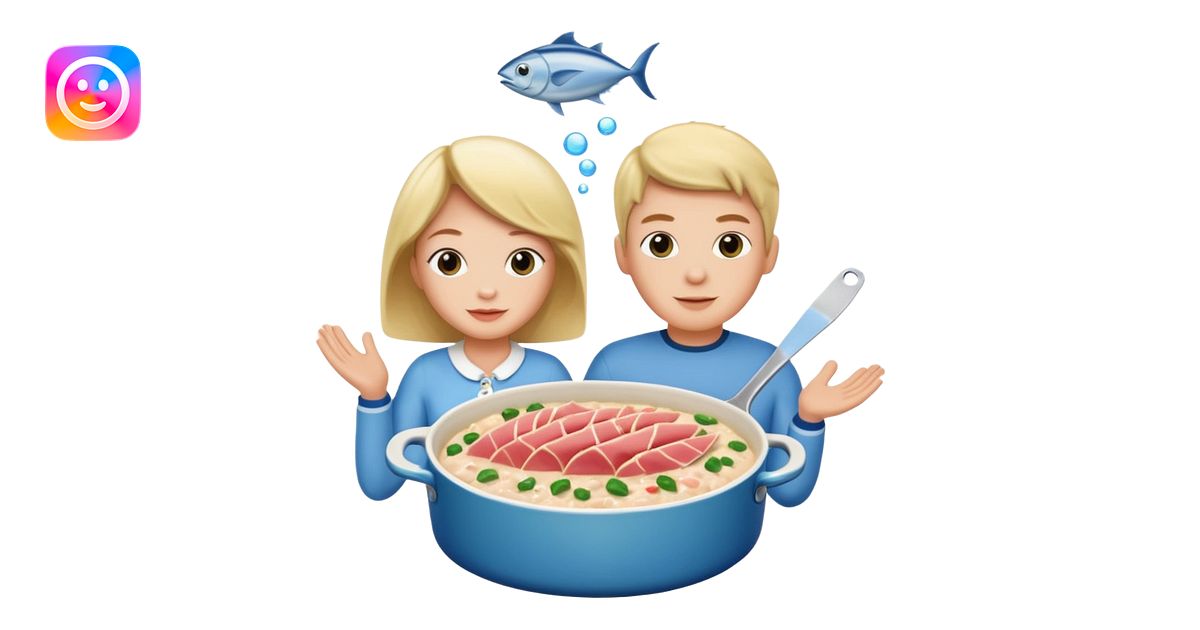 white people tuna caserole emoji | AI Emoji Generator