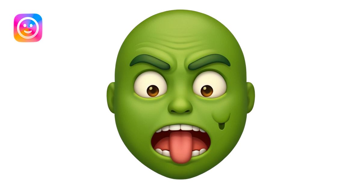 emoji smelling something that stinks. With the stink face. About to ...