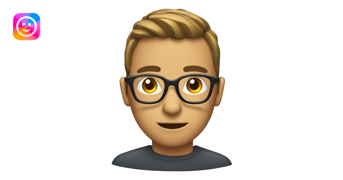Coding awl with glasses emoji | AI Emoji Generator