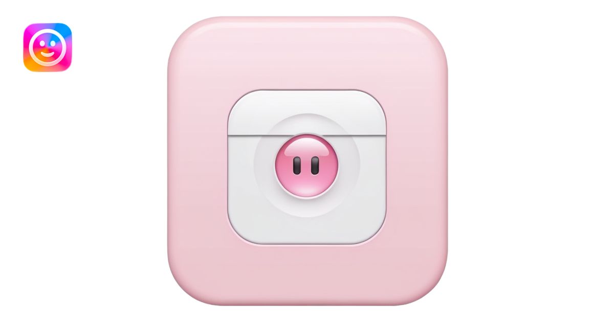 Light pink vision board emoji | AI Emoji Generator