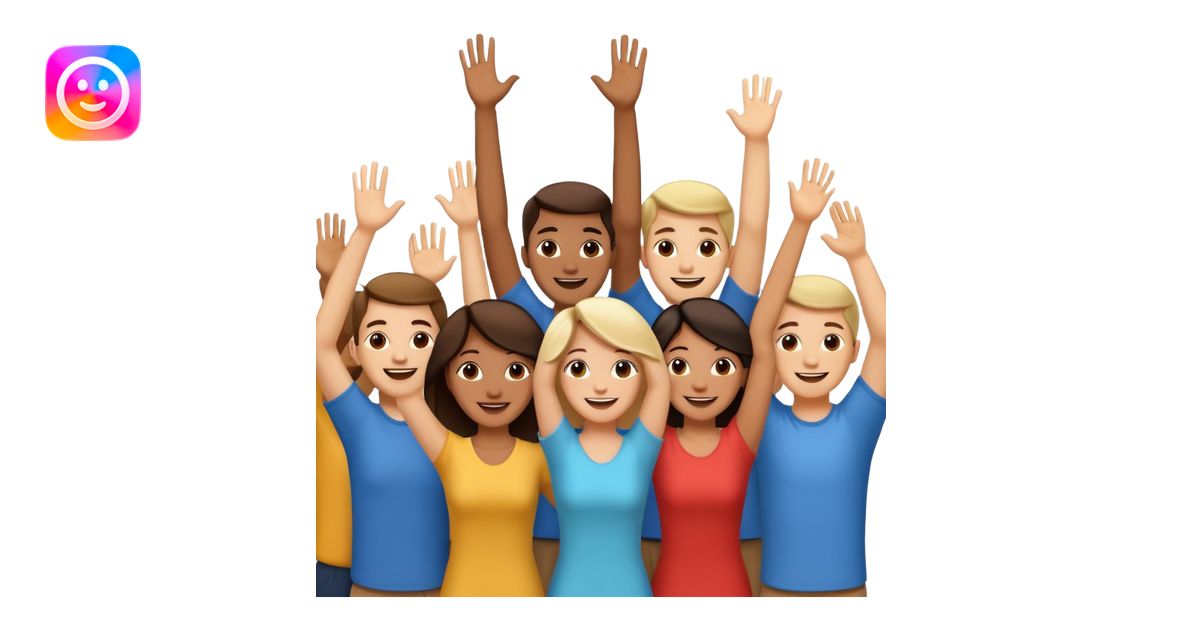 I want an emoji with people making a “horă” emoji | AI Emoji Generator