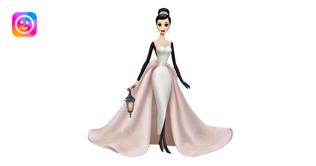 Audrey Hepburn as Sabrina Barbie.Morticia Addams. Show full body ...