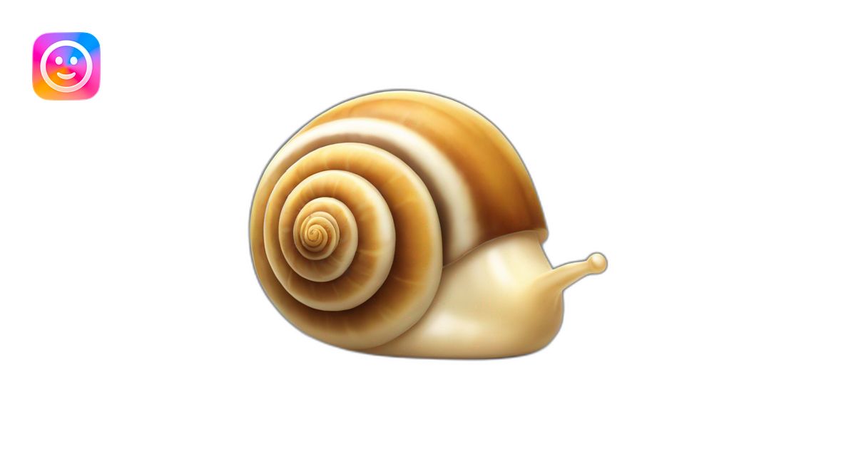 escargot smiling emoji | AI Emoji Generator