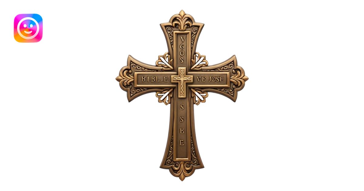 cross with a bible verse emoji | AI Emoji Generator